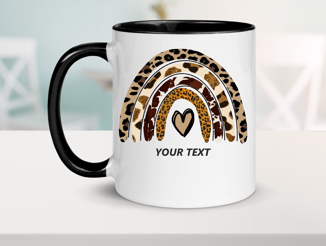 Leopard Rainbow Heart Png Sublimation Designs Cheetah Clip Art - Etsy