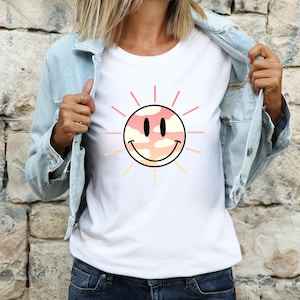 Sunshine Smiley Retro Smiley Face Png Distressed Smiley Face Png Trendy ...