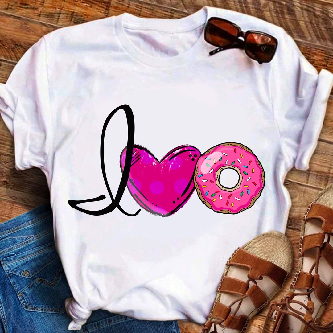 Peace Love Donuts PNG Sublimation Designs Download Donut Sublimation I ...
