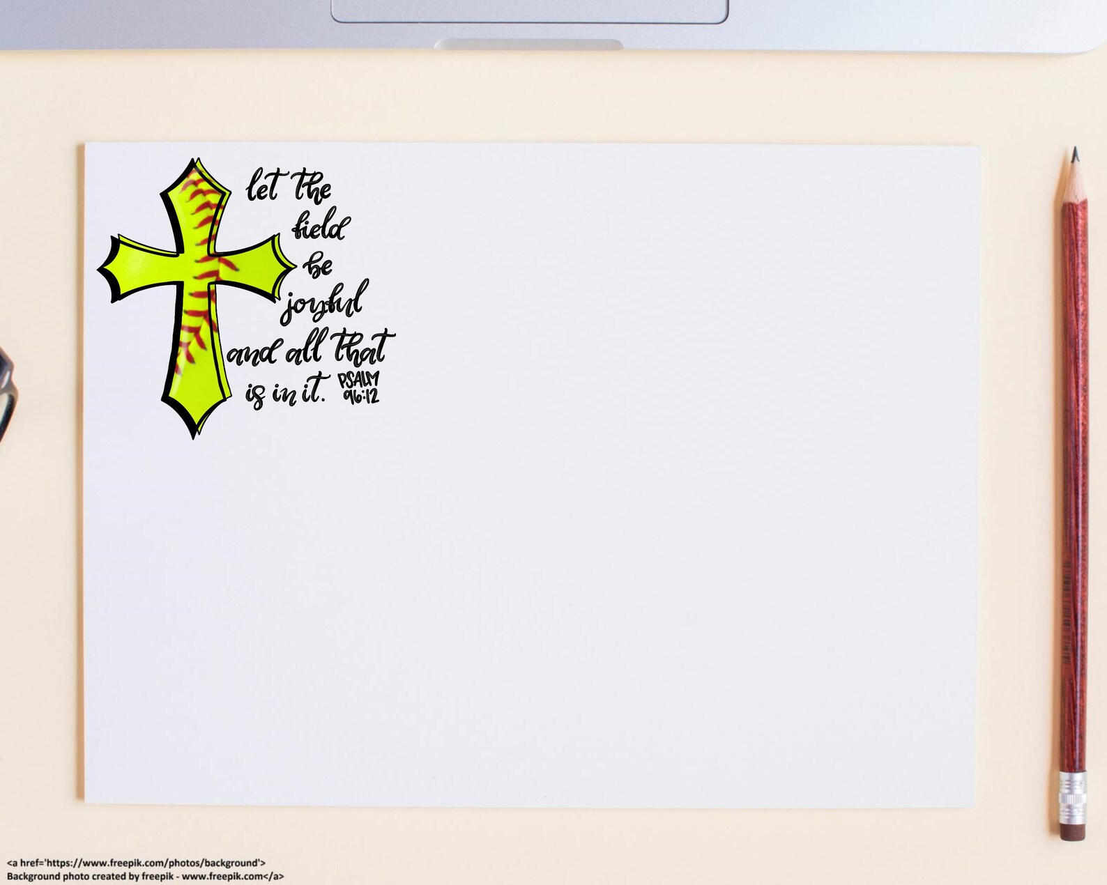 Softball Sublimation Designs Christian Softball Cross Png - Etsy