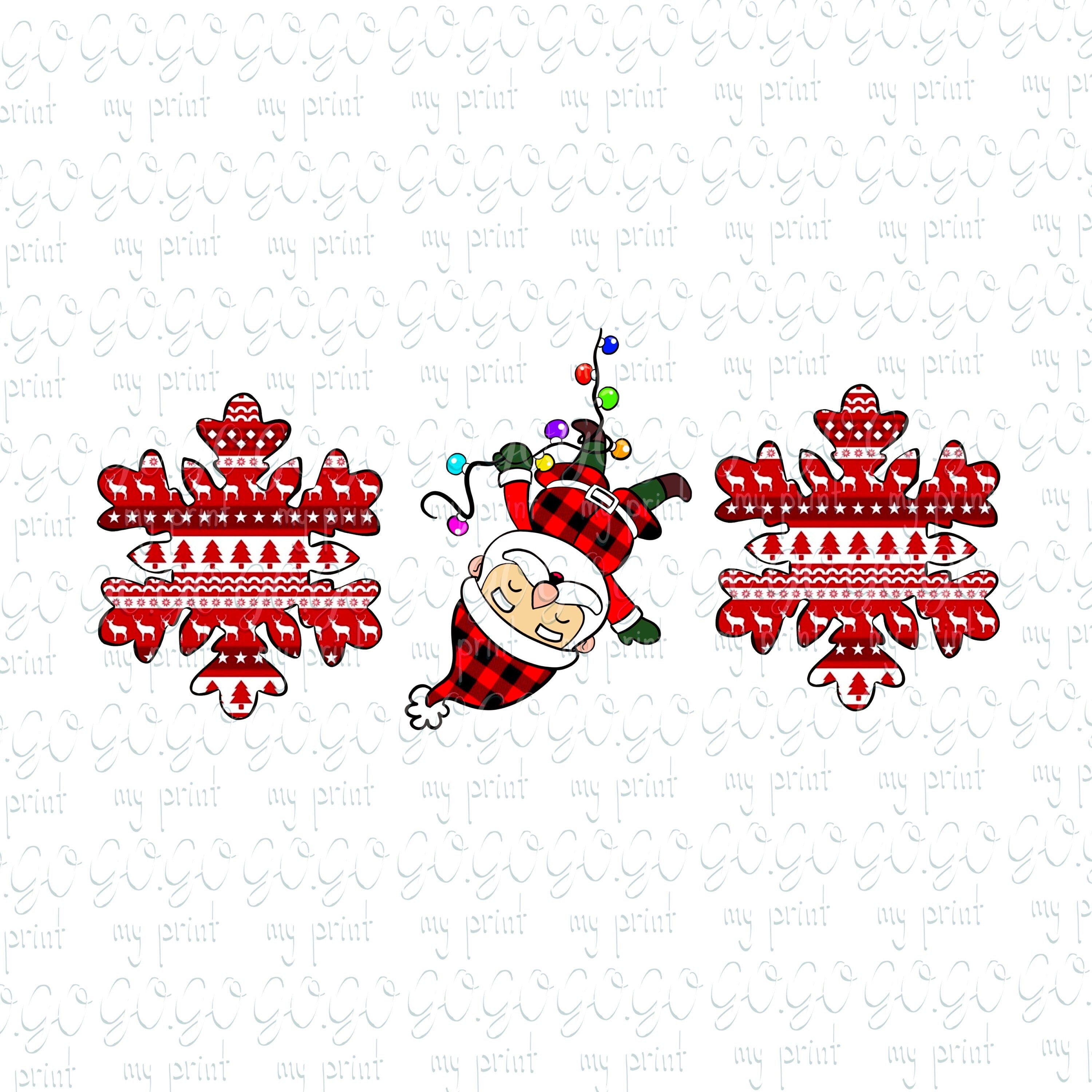Santa Png Christmas Sublimation Designs Download Merry | Etsy