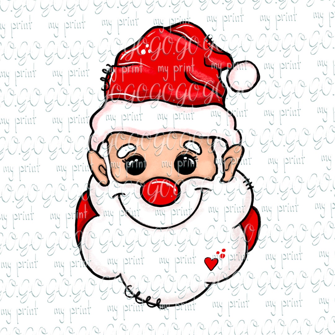 Traditional Santa Png Christmas Sublimation Designs Downloads Santa ...