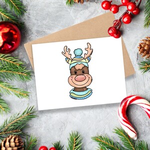 Christmas Png Files Reindeer Boy Christmas Sublimation Design Download ...