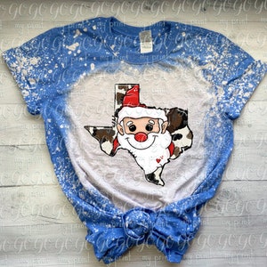 Christmas Png Files TX State Santa Sublimation Designs Downloads ...