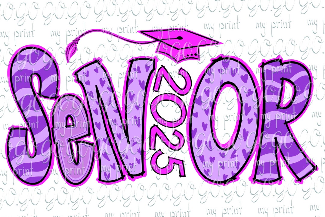 Senior Png Senior 2025 Png Pink Trendy Class of 2053 Sublimation ...