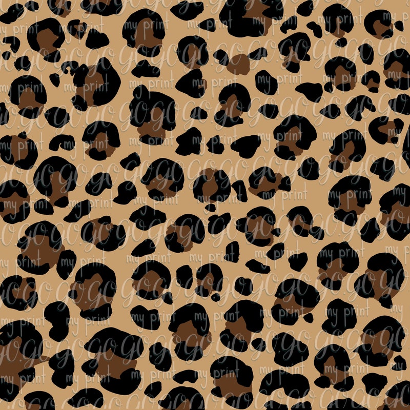 Cheetah Print Stencil - Etsy