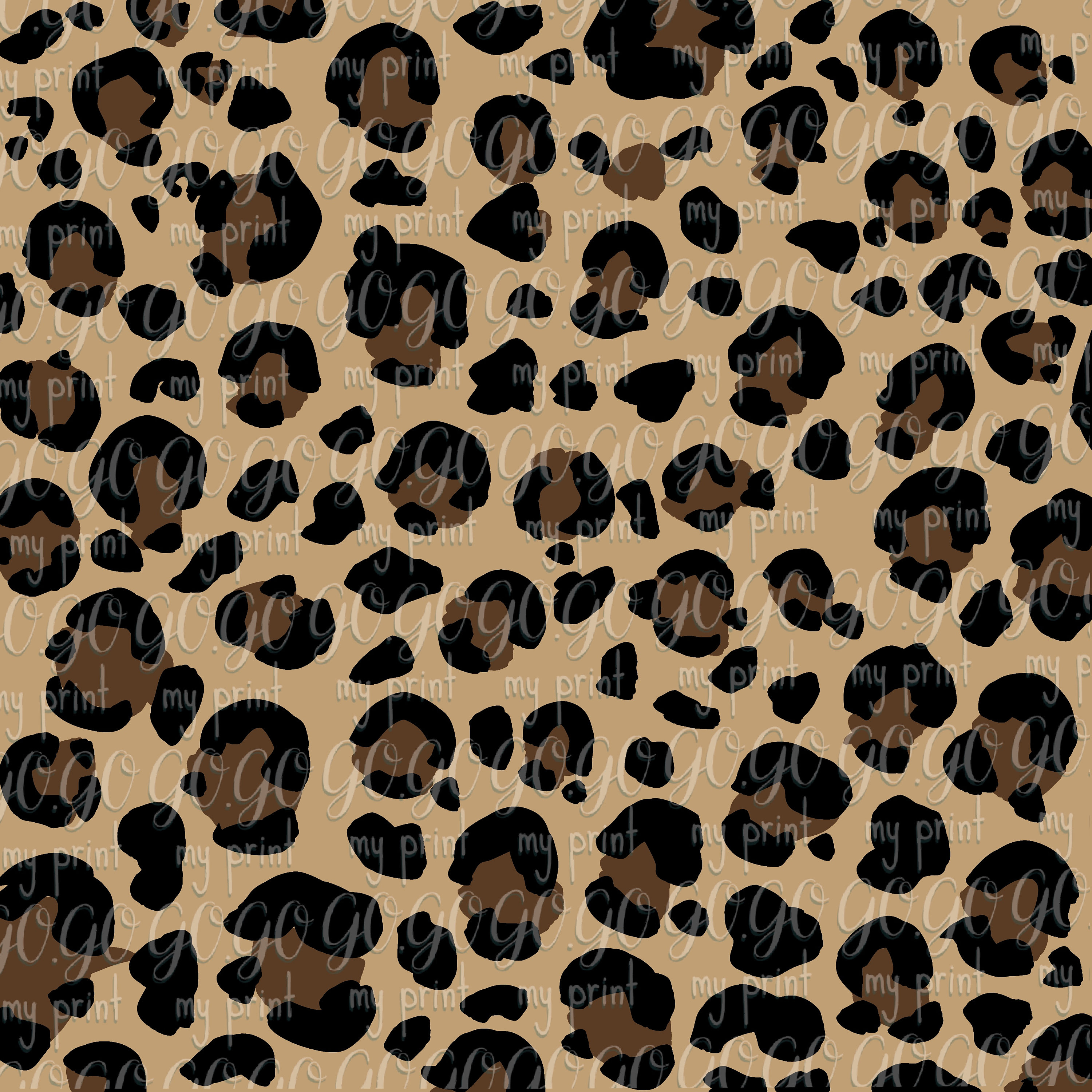 Seamless Files Cheetah Background Png Leopard Background - Etsy