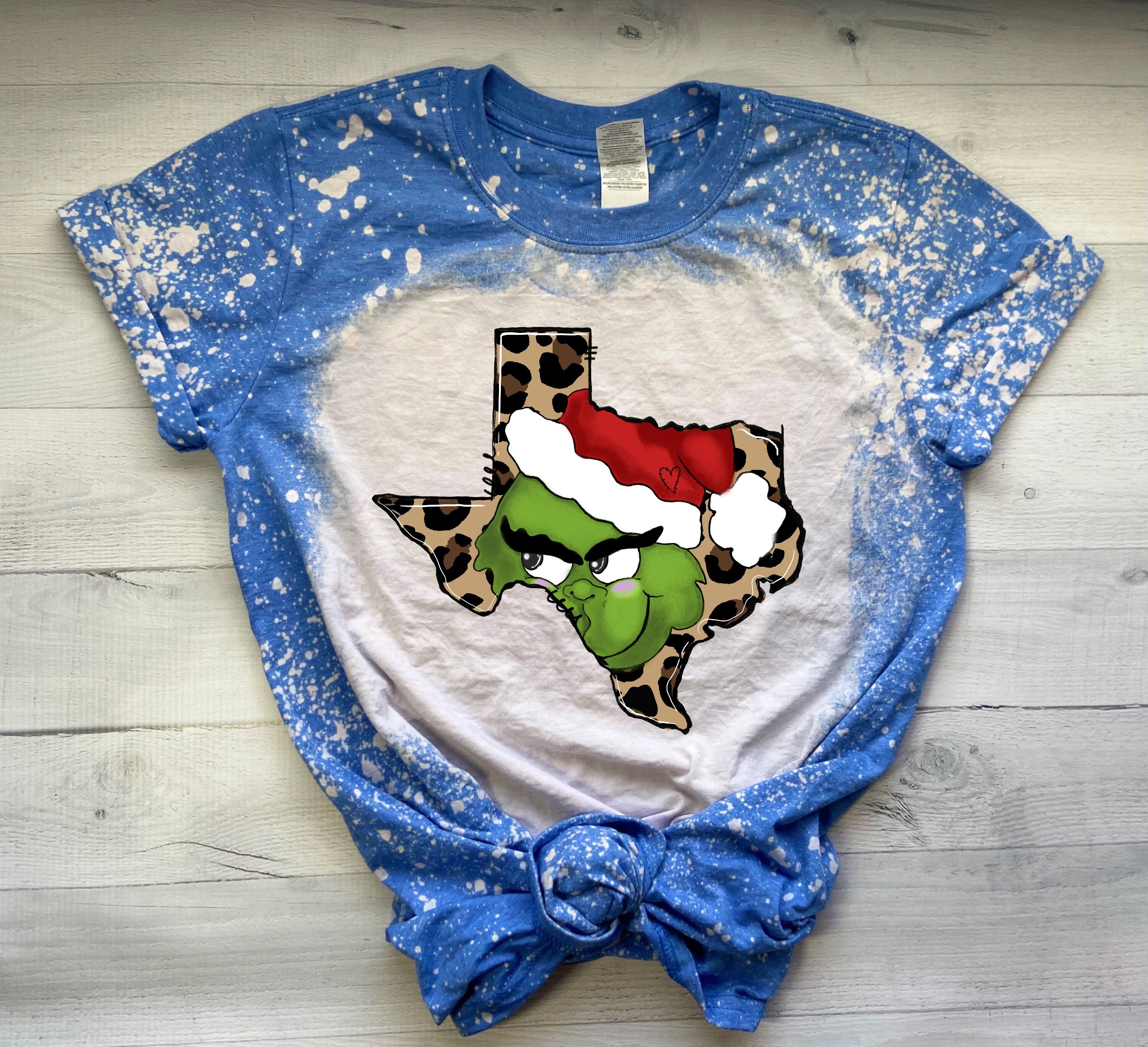 Christmas Png Files Leopard Santa TX Mean Green Texas Png Grin - Etsy