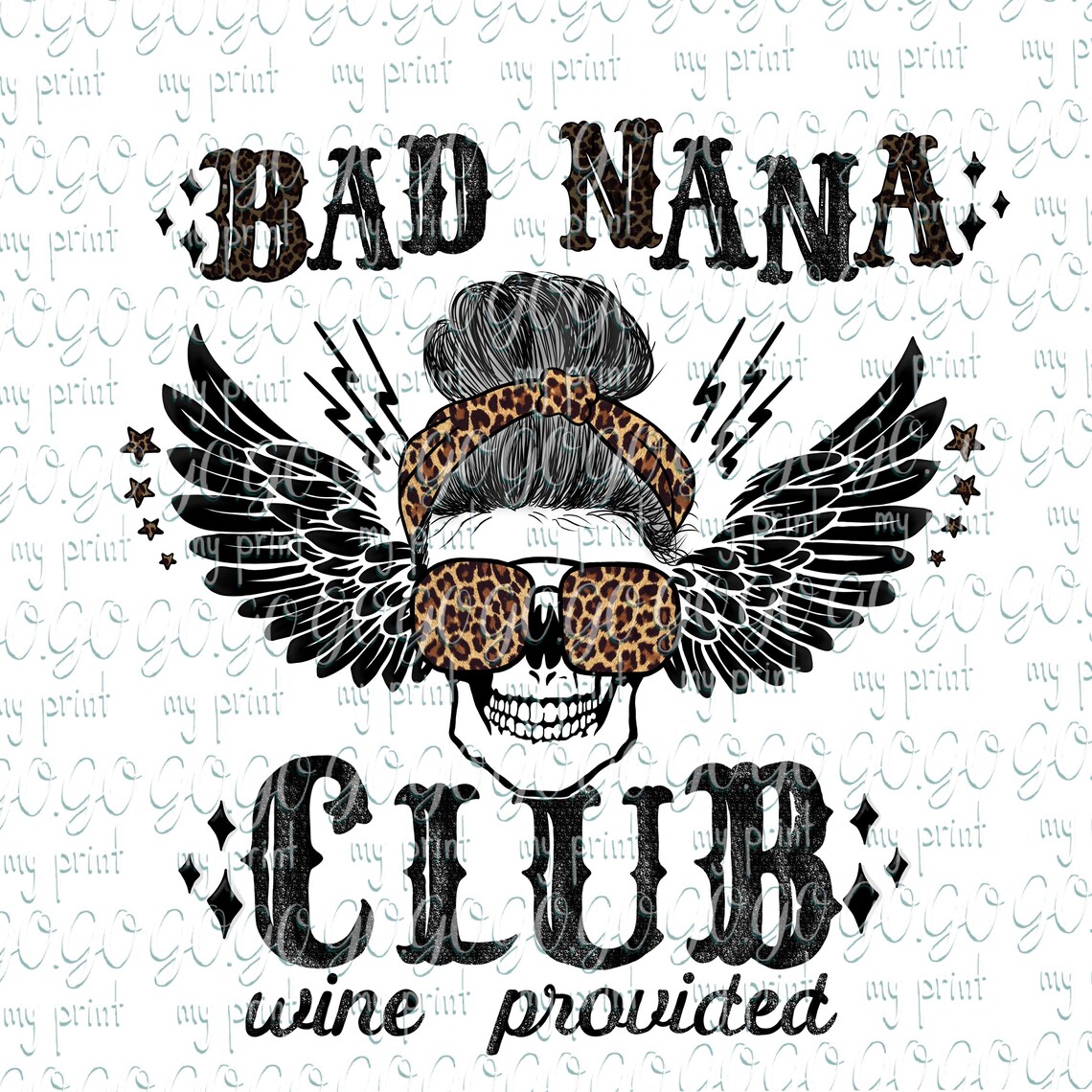 Nana Sublimation Nana Png Bad Moms Club Instant Download | Etsy