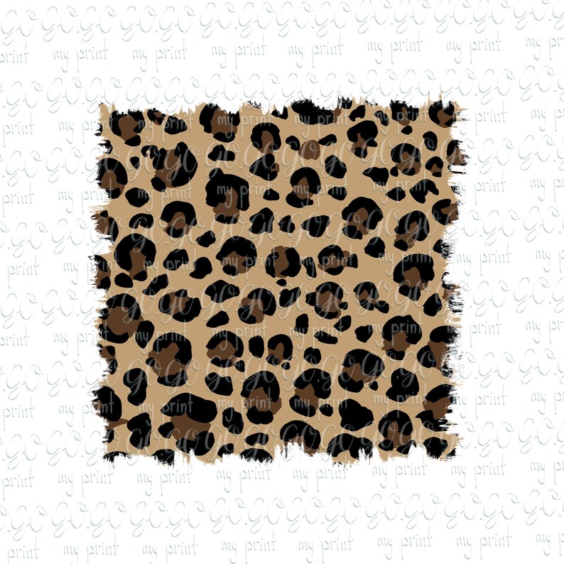 Cheetah Background Png Distressed Leopard Background - Etsy
