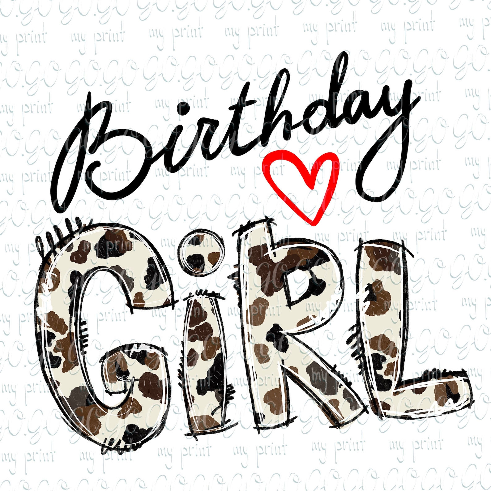 Birthday Girl Sublimation Designs Download Girl T-shirt - Etsy
