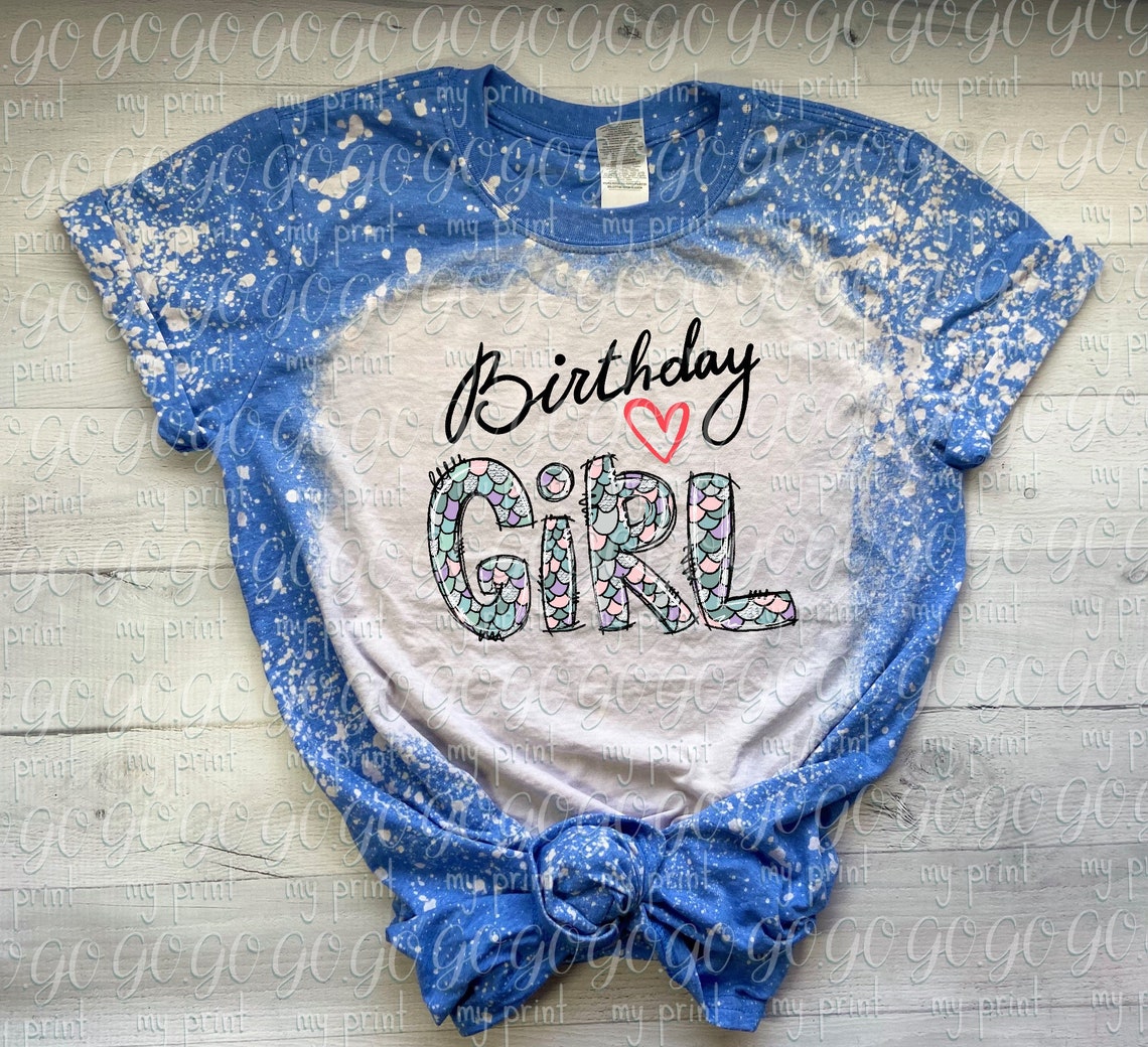 Birthday Girl Sublimation Designs Downloads Happy Birthday - Etsy