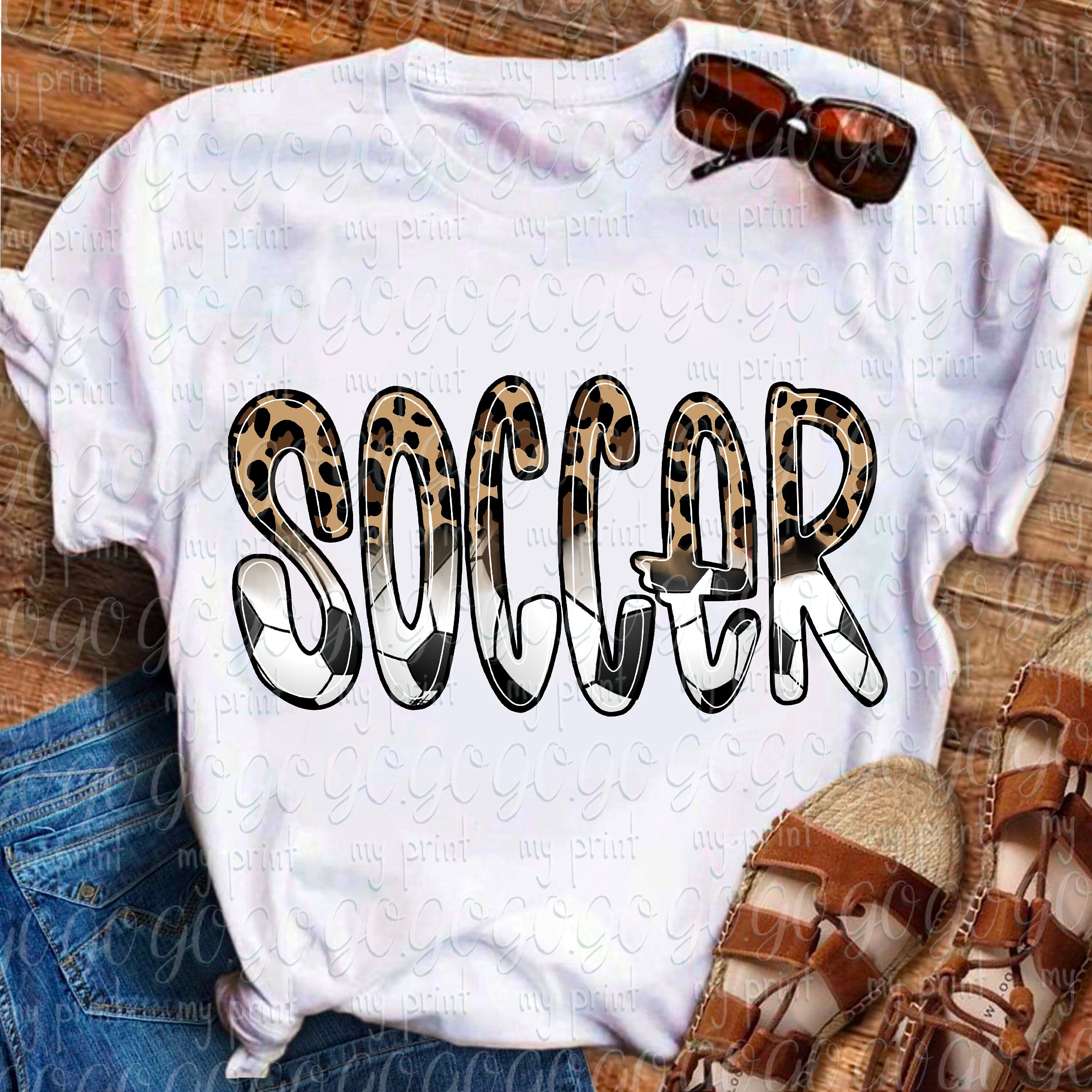 Soccer Leopard Png Soccer Sublimation Game Day Vibes Soccer - Etsy