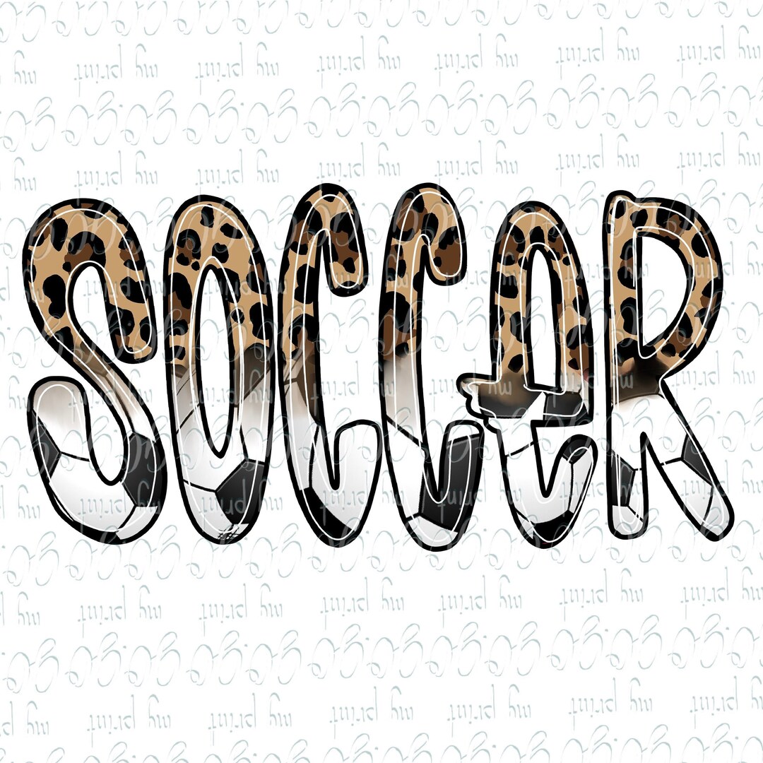 Soccer Leopard Png, Soccer Sublimation, Game Day Vibes, Soccer Shirt ...