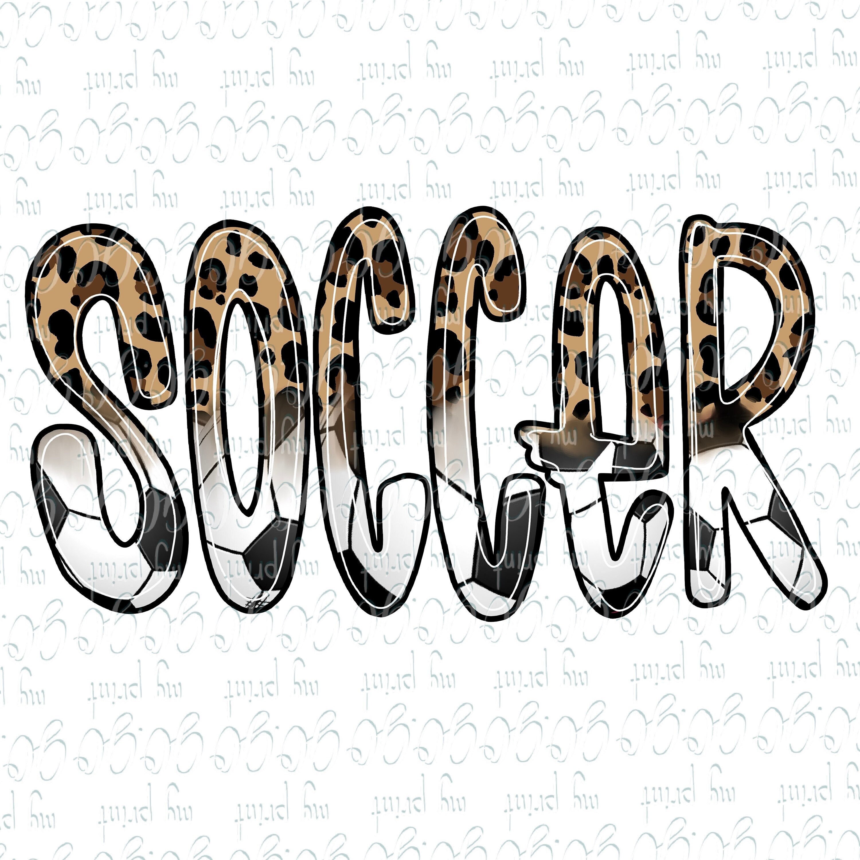 Soccer Leopard Png Soccer Sublimation Game Day Vibes Soccer - Etsy