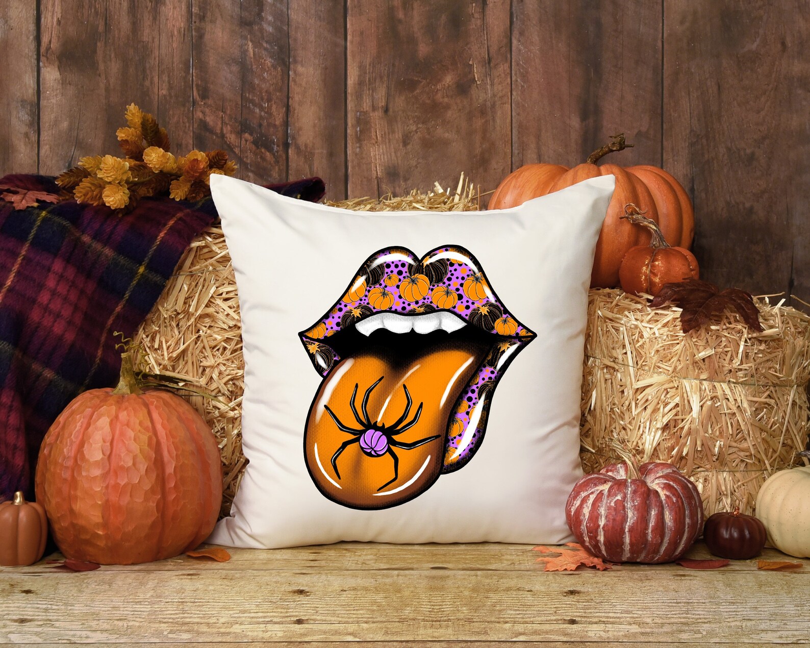Halloween Png Halloween Lips Png Pumpkin Lips Fall Sublimation - Etsy
