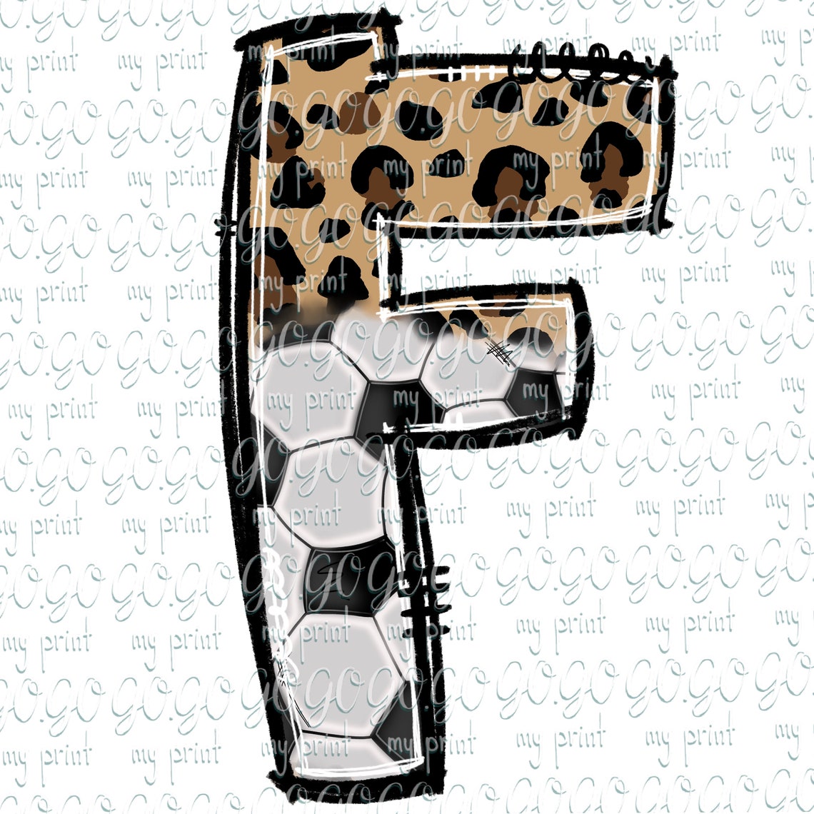 Alphabet Png Files Soccer Football Alphabet Doodle Letters Png - Etsy