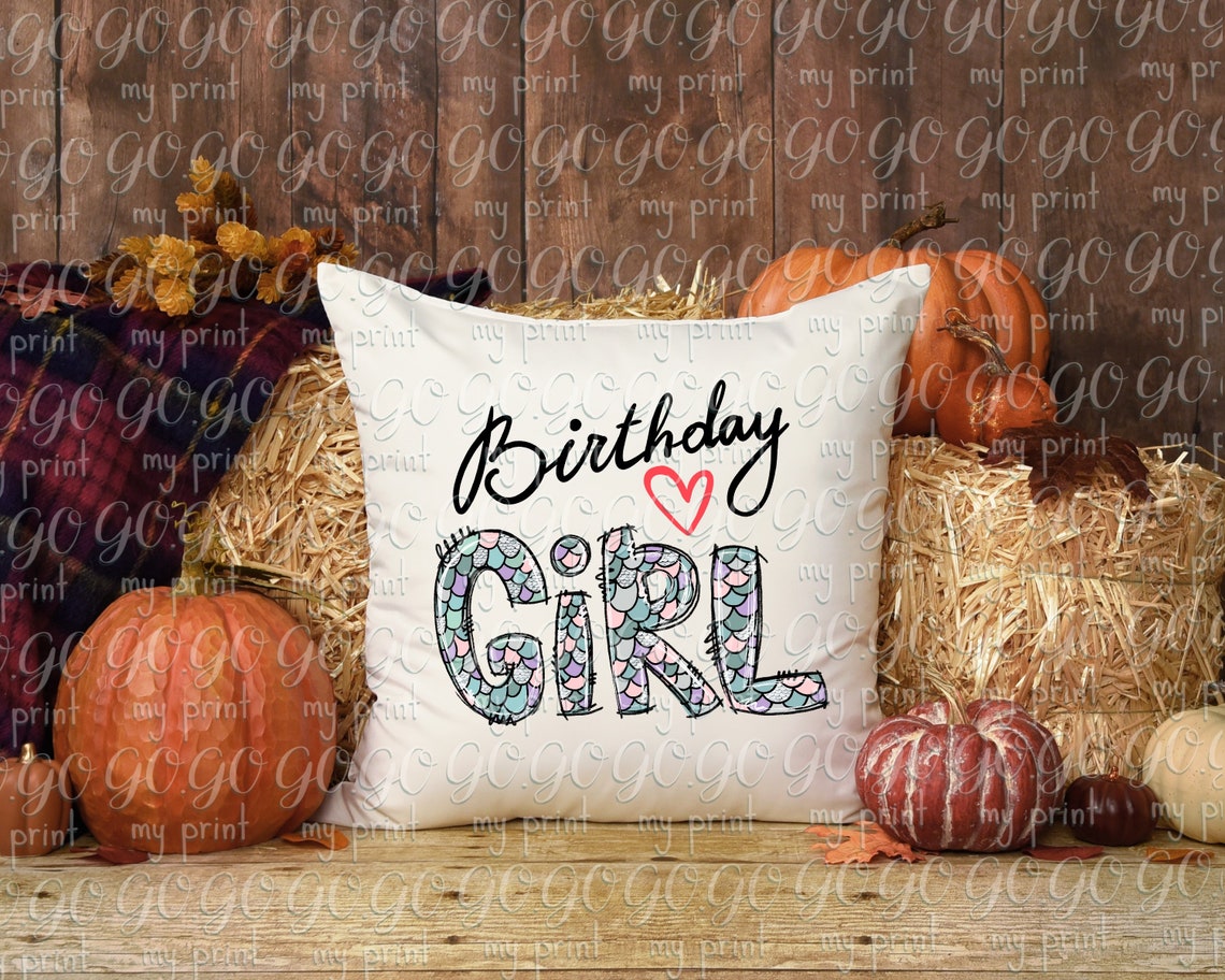 Birthday Girl Sublimation Designs Downloads Happy Birthday - Etsy