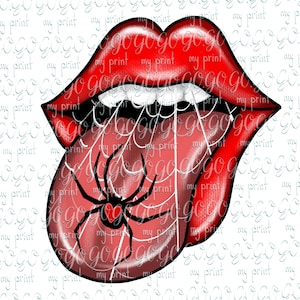 Halloween Png Red Lips Halloween Lips Png Sublimation Designs Halloween ...