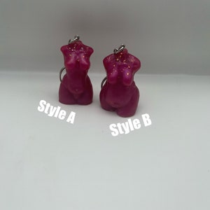 Goddess Body Keychain, Body Positivity, Body Positive Art, Backpack ...