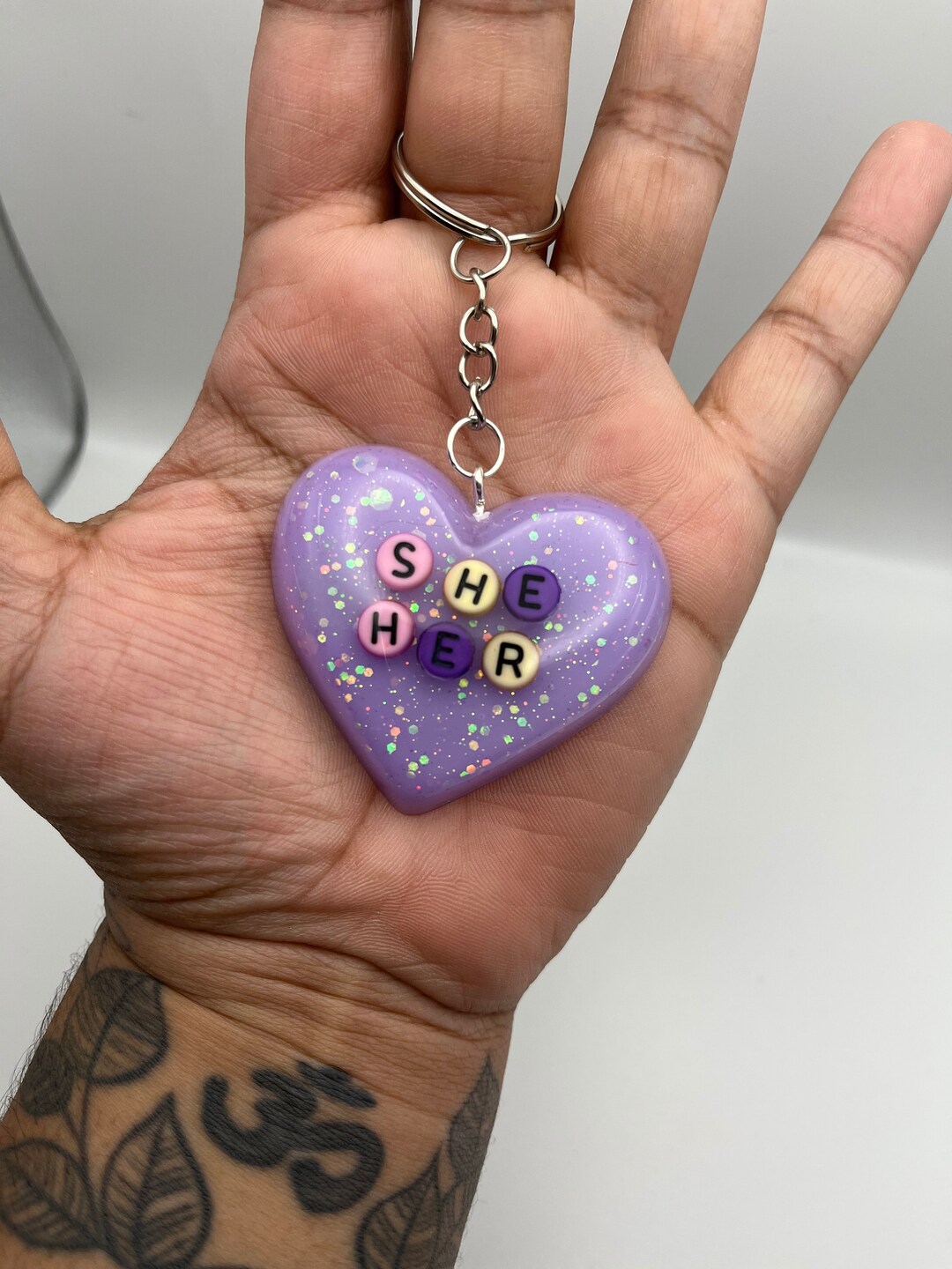 She/her Pronoun Keychain, Female, Woman, Gender Identity, Transgender ...