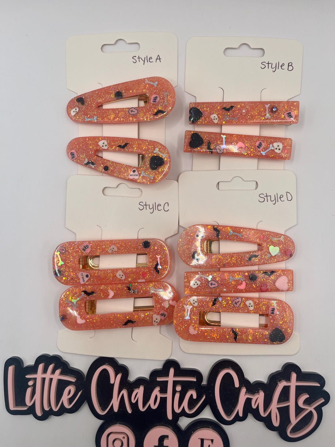 Kawaii, Barrettes, Hair Clips, Pastel Goth Accessories, Emo Aesthetic ...