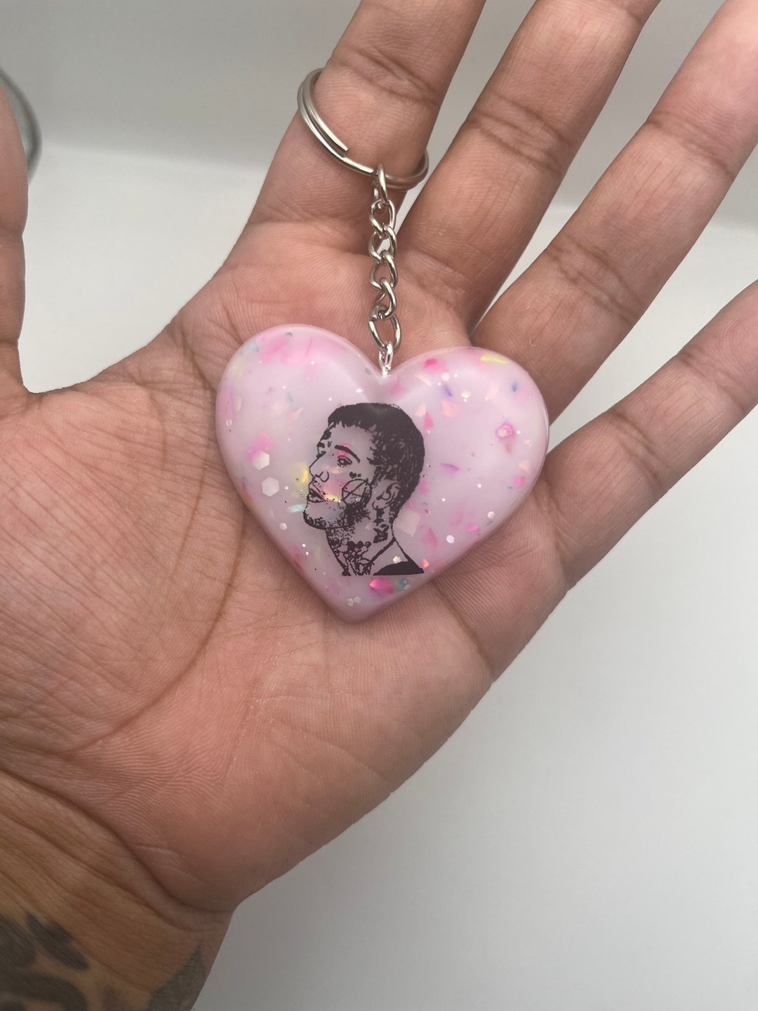 Lil Peep, Portrait, Keychain, Merch, Hip Hop, Emo Rap, Edgy Accessories ...