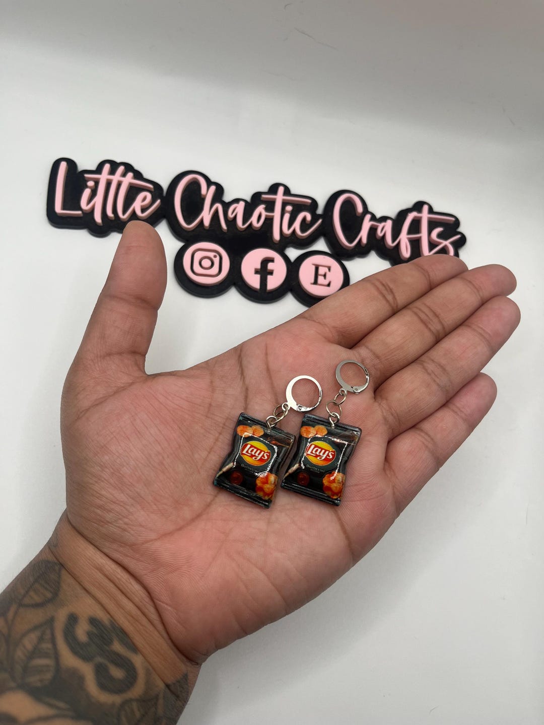 Earrings, BBQ, Chips, Realistic Foods, Accessories, Funny, Gift, for ...