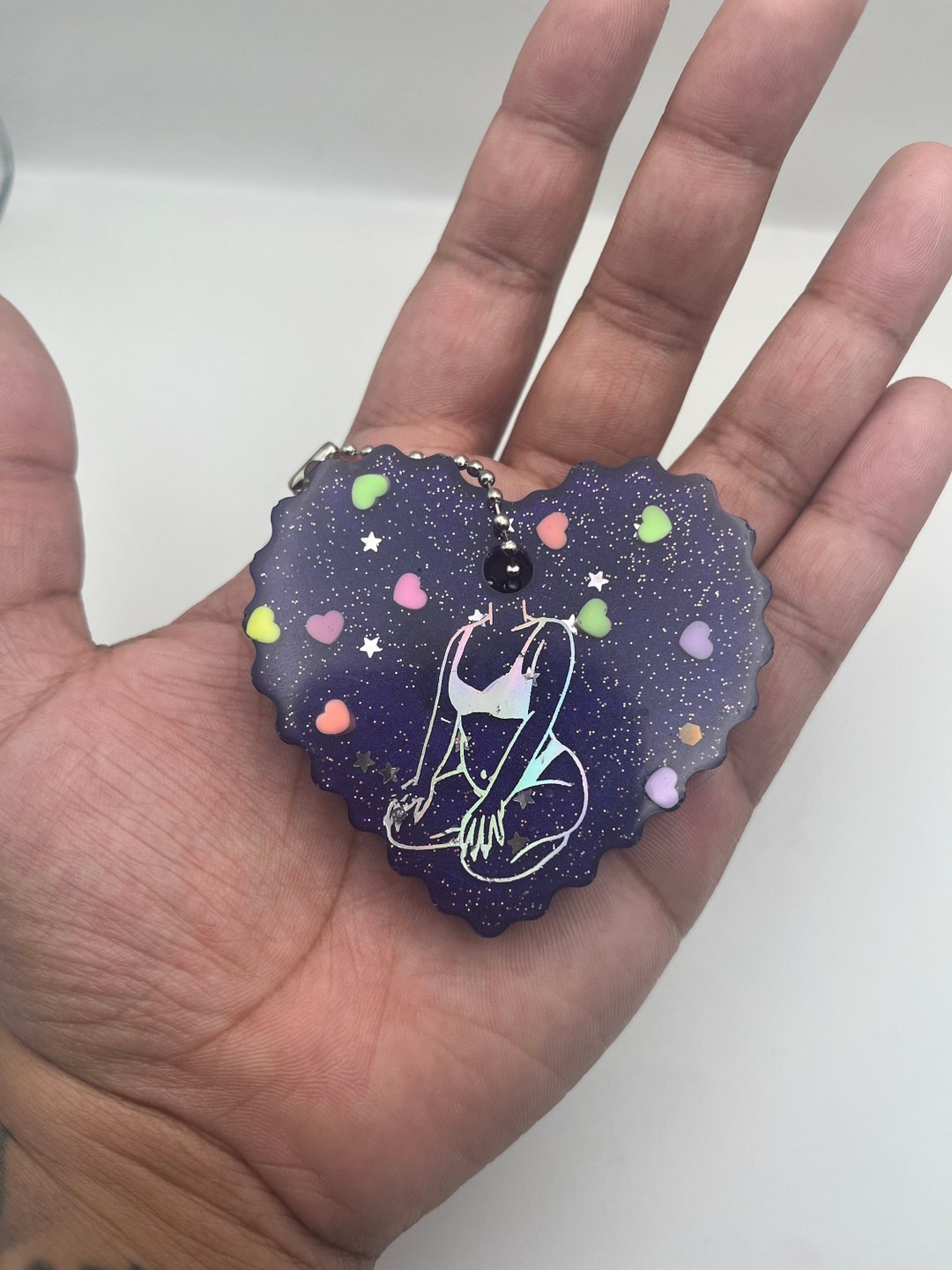 Body Silhouette Keychain, Body Positivity Art, Silhouette Art ...