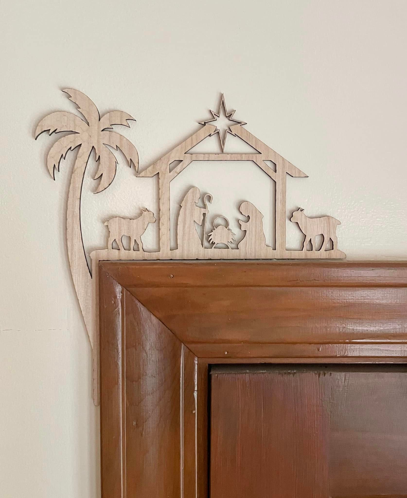 Nativity/manger Scene Door Corner - Etsy