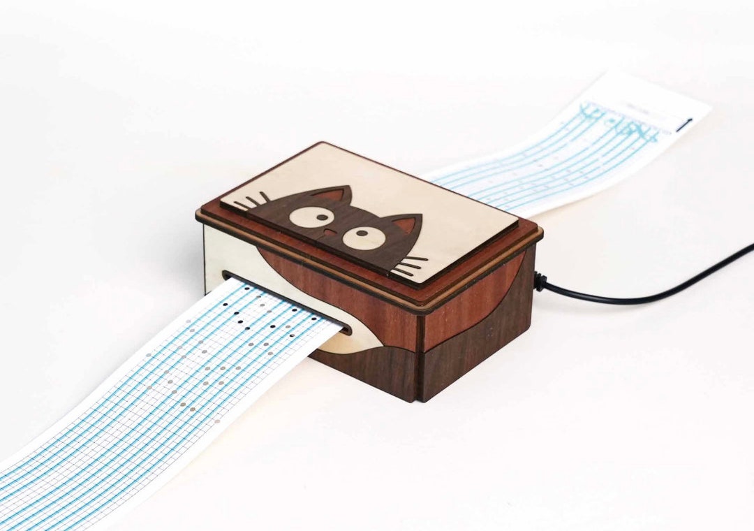 Cat Face Music Box - USB Powered - Create Your Own Music! - Etsy