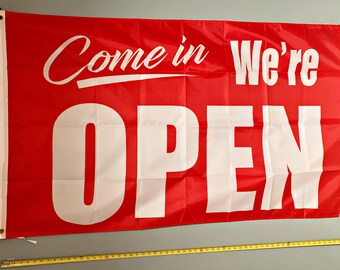 Store Open Flag Sign - Etsy