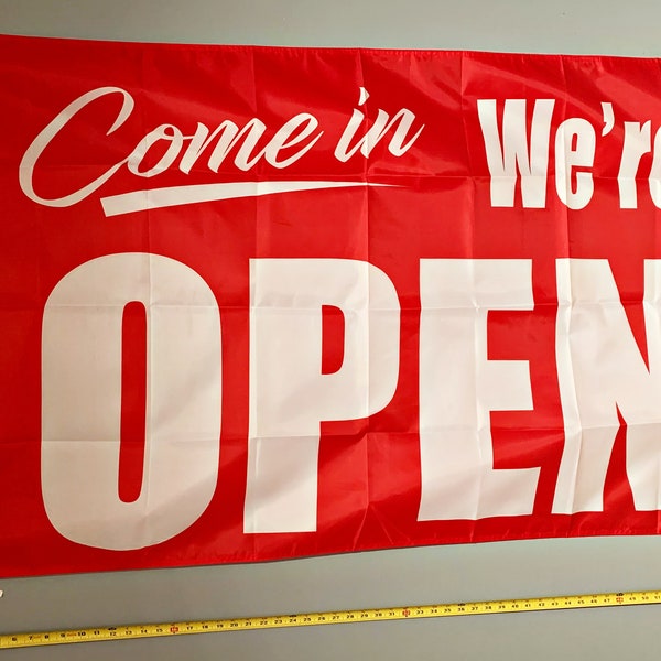 Store Open Flag Sign - Etsy