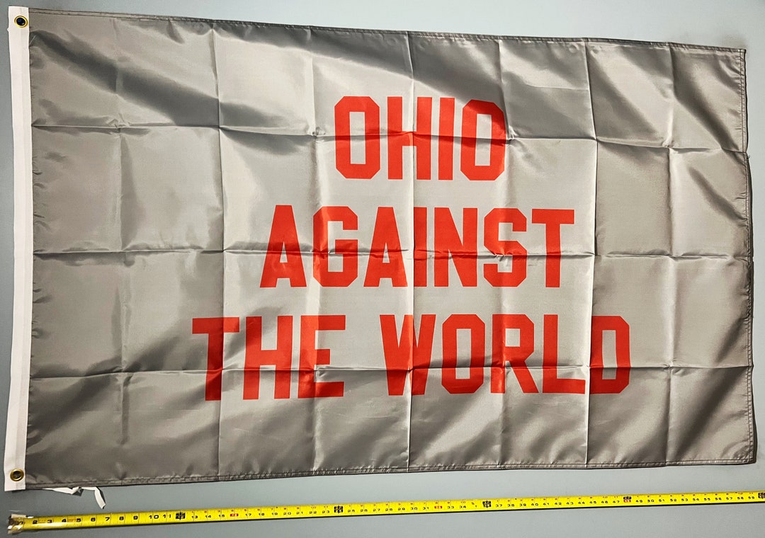 Ohio Against the World Flag FREE SHIPPING Grl Browns Bengals - Etsy