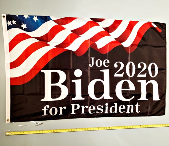 Joe Biden Flag FREE SHIPPING Biden Black 2020 Trump Biden Sign | Etsy