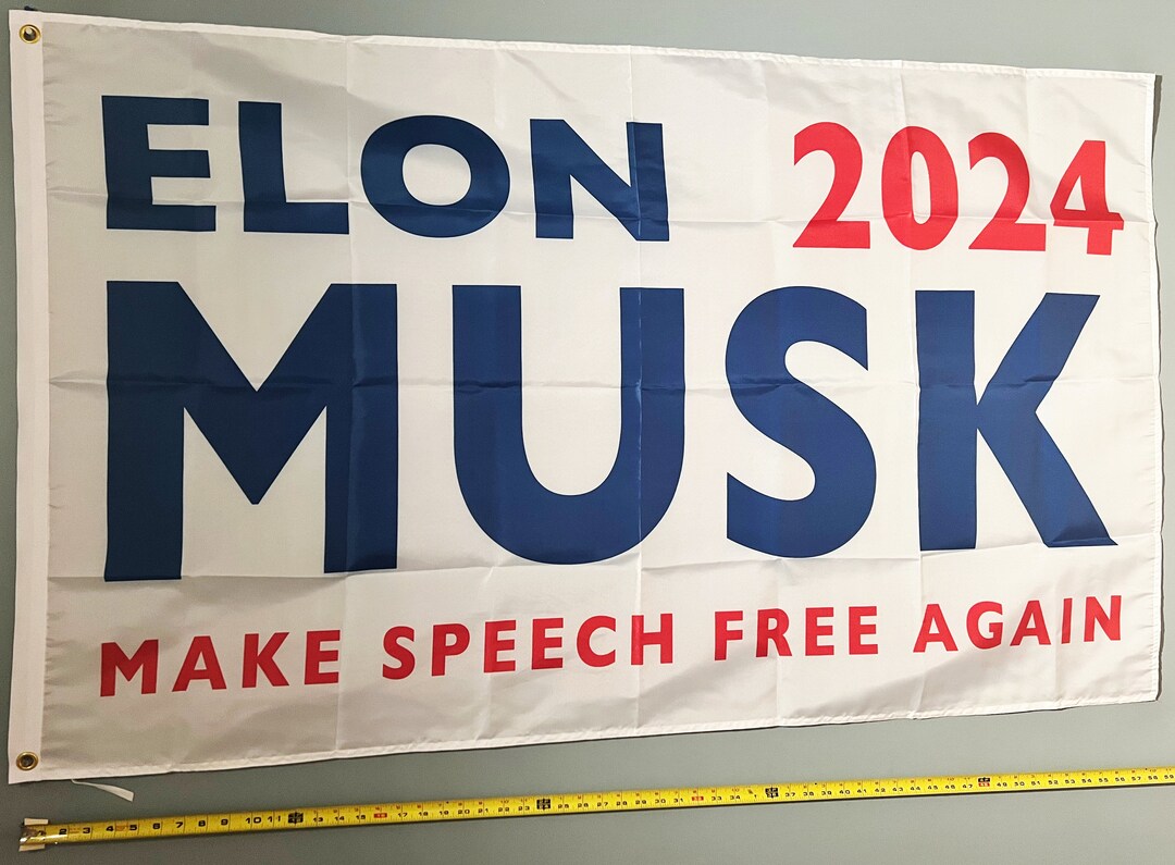 Elon Musk Flag FREE SHIPPING Elon 2024 W Save America Free - Etsy