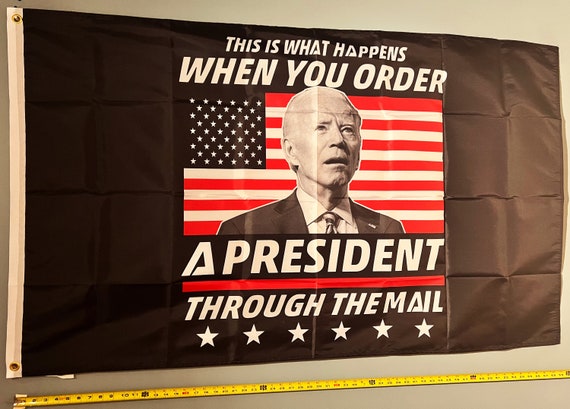 Donald Trump Flag FREE SHIPPING Order President in the Mail - Etsy