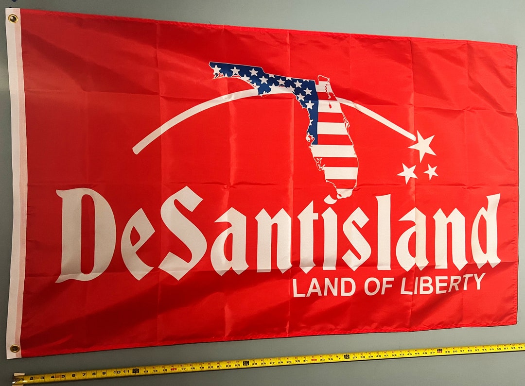 Ron Desantis Flag FREE SHIPPING Desantis Land Red Elect - Etsy