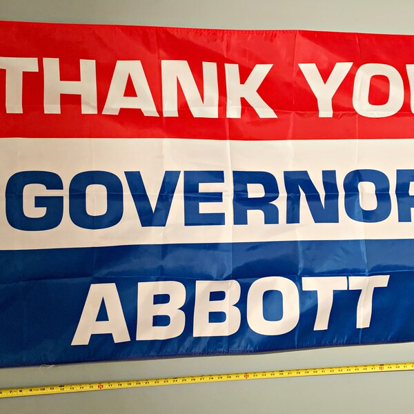 Greg Abbott Flag - Etsy