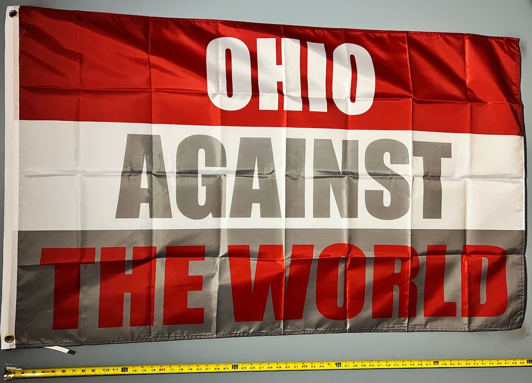 Ohio Against the World Flag FREE SHIPPING Grb Browns Bengals Ohio State ...