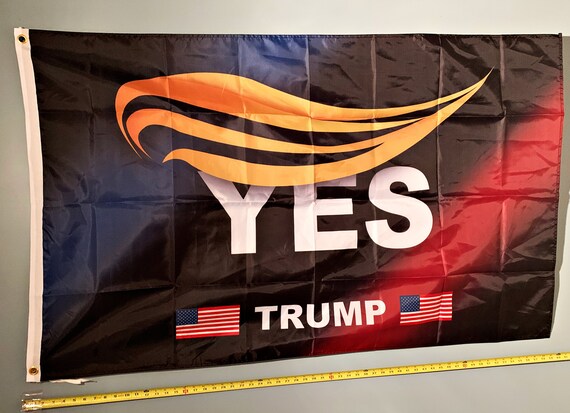 Donald Trump Flag USA Flag FREE SHIPPING Trump Pence 2020 Yes | Etsy