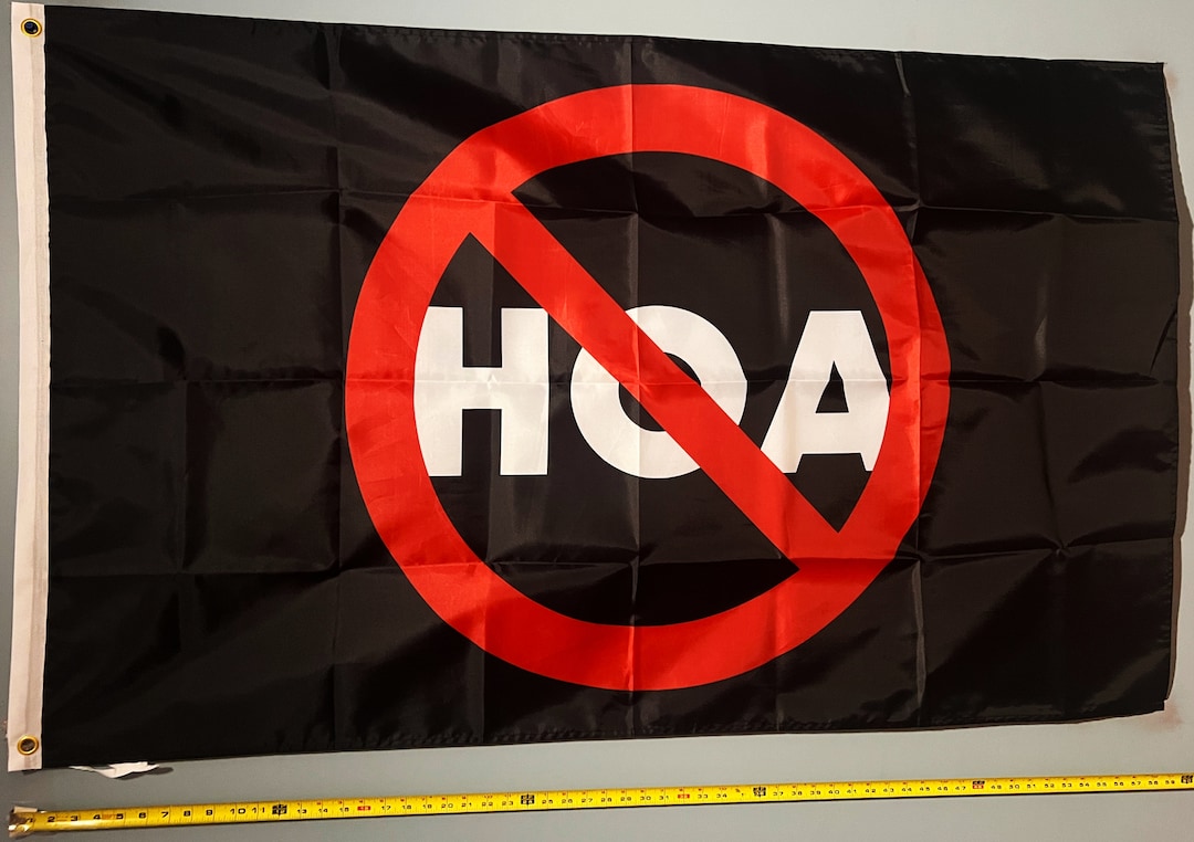 Defund the HOA Flag FREE SHIPPING Home Owners Suck Man Cave Beer Dorm ...