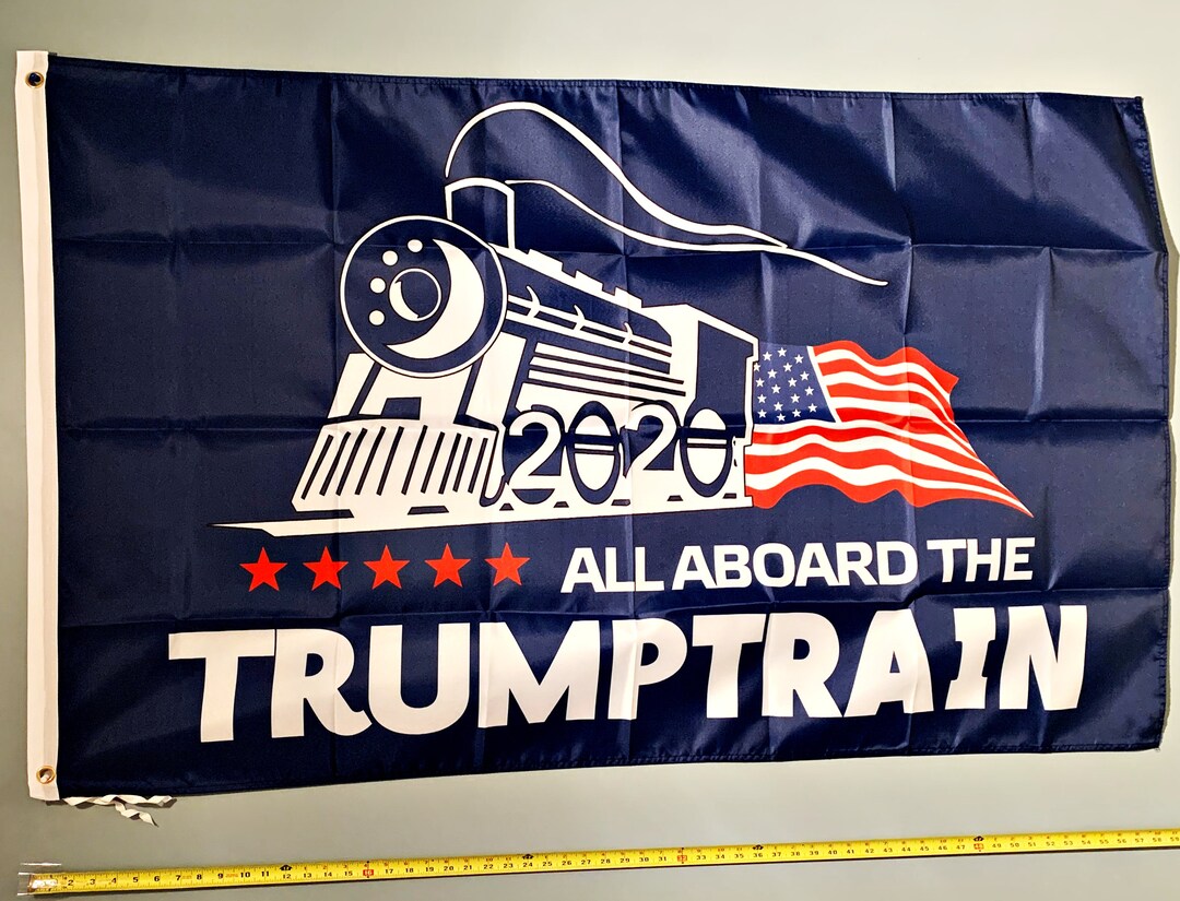 Donald Trump Flag FREE SHIPPING Trump Train Blue USA Trump - Etsy