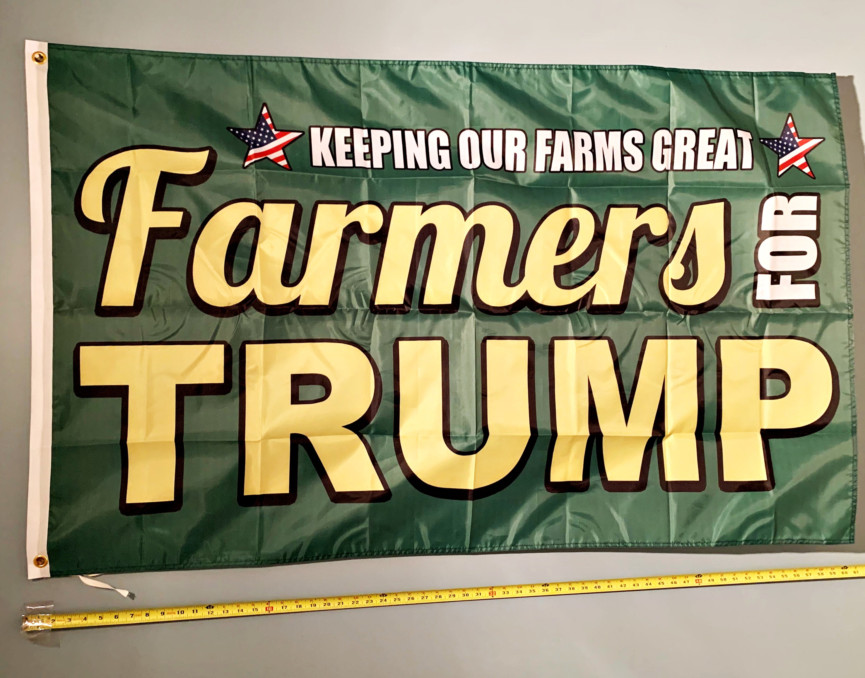 Donald Trump Flag USA Flag FREE SHIPPING Farmers for Trump 2 | Etsy