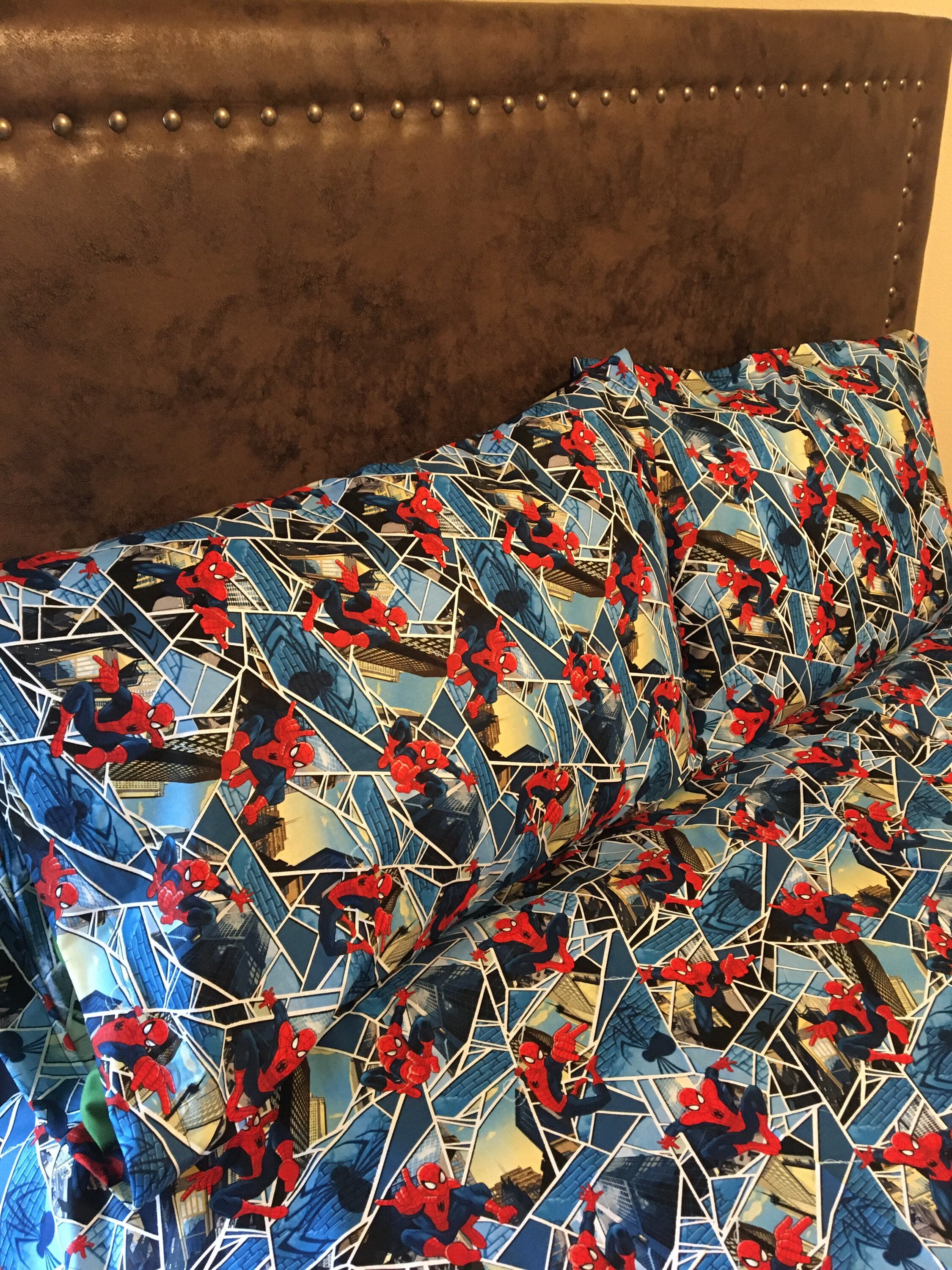 Queen Size Spiderman Bed Set - Etsy