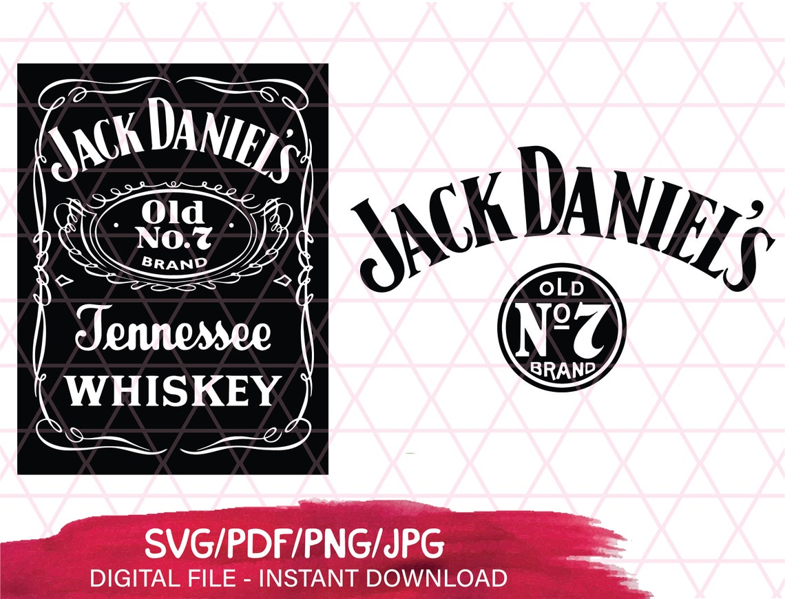 Jack daniels svg Jack daniels logo Jack daniel's svg | Etsy