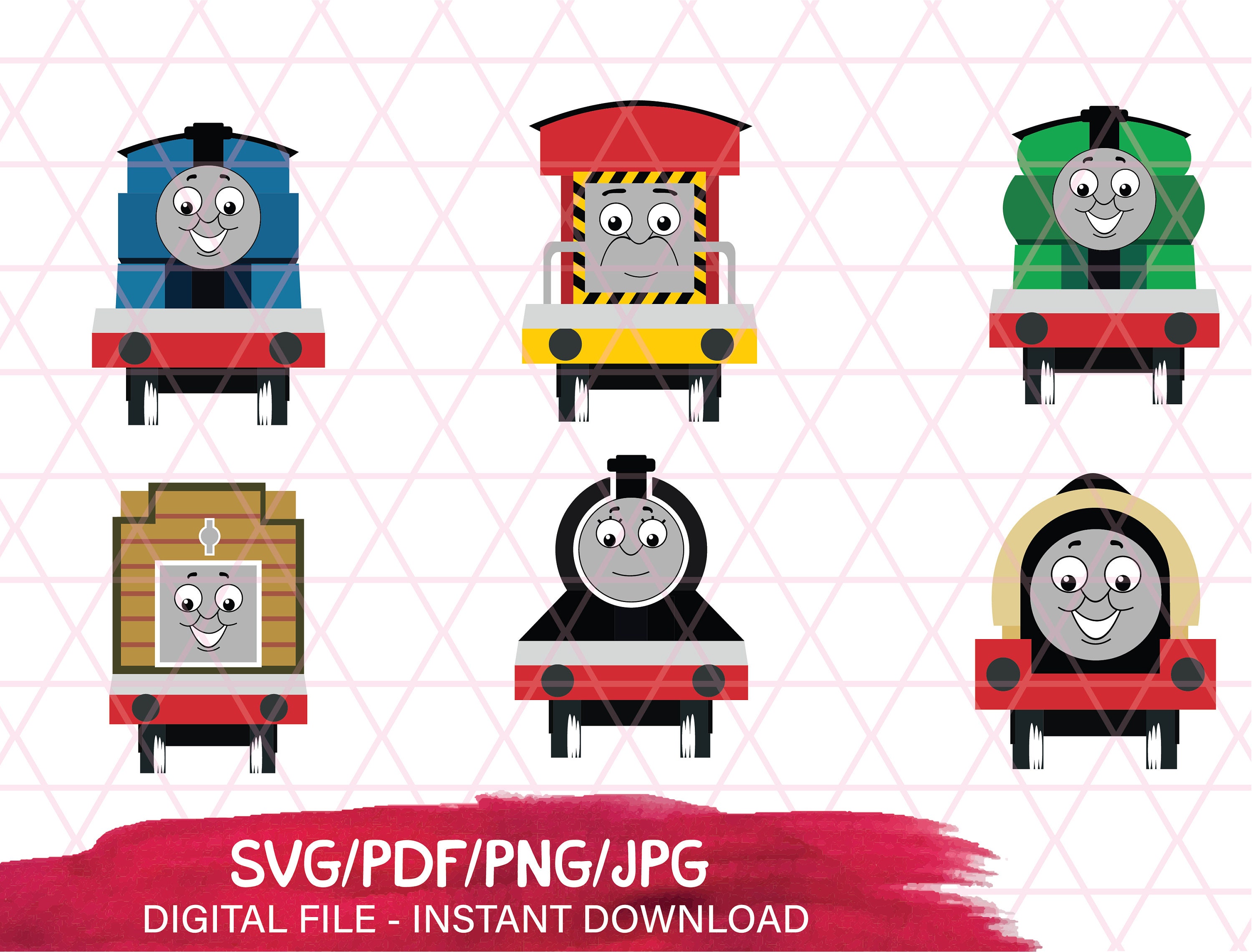 Thomas the train svg Thomas the tank engine & friends Digital | Etsy
