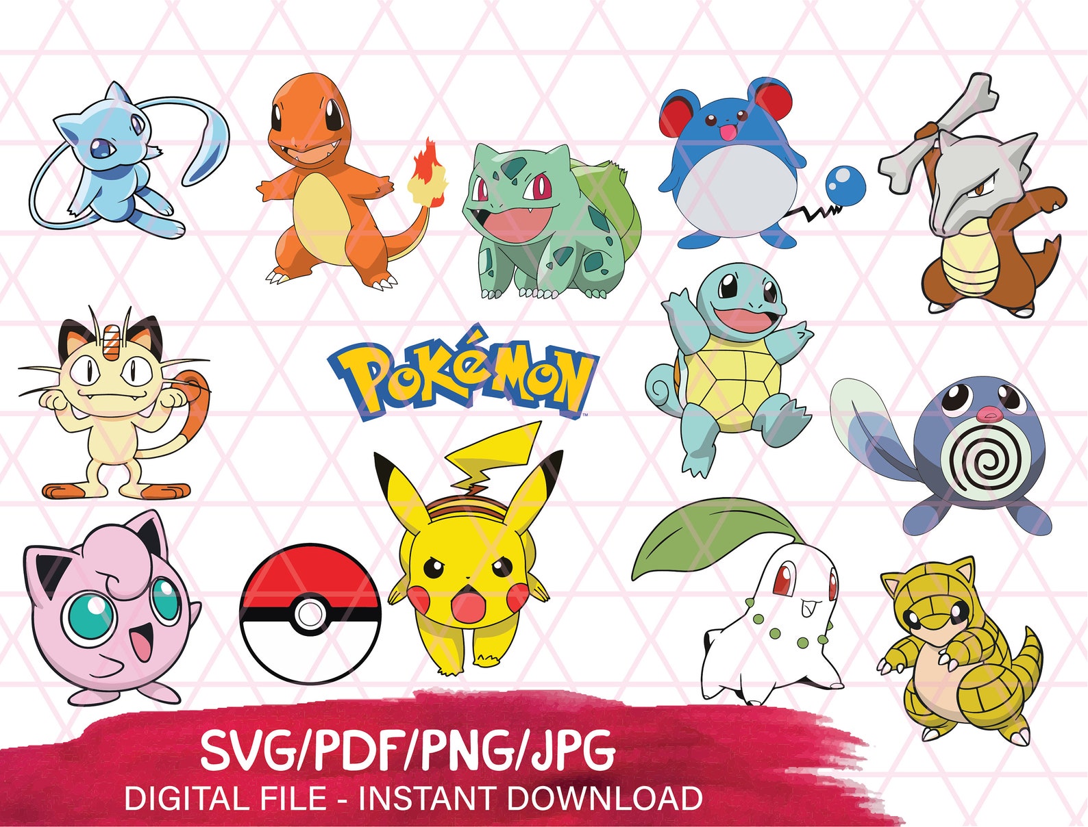 Pokemon Logo Svg Pokemon Svg Bundle Pokemon Svg Pokemon Etsy Canada ...