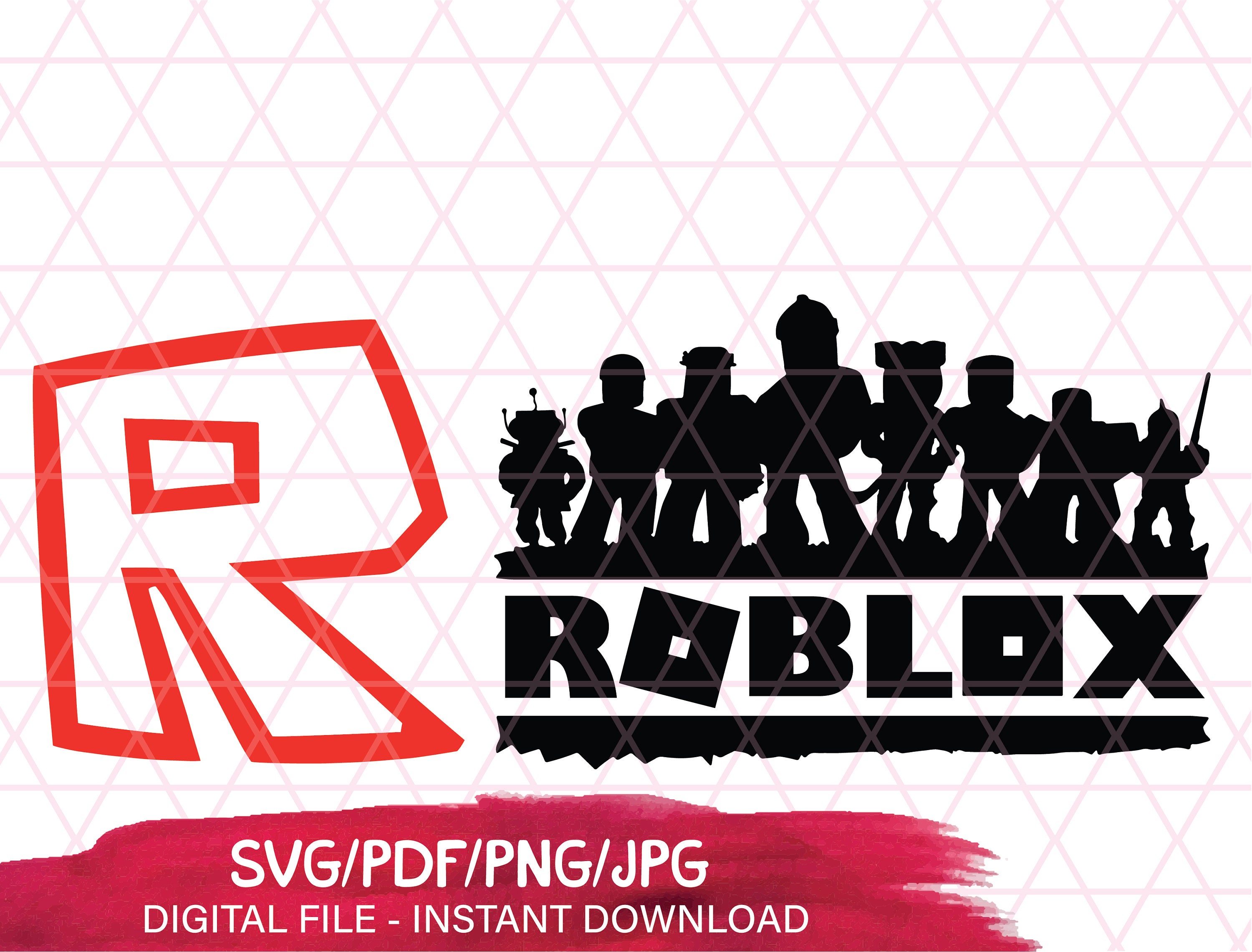 Roblox svg Roblox logo svg Roblox video game logo svg Digital | Etsy