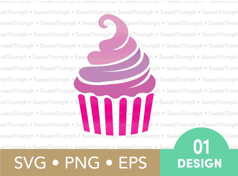 Cupcake • Svg, Png, Eps • Digital Download • Cut File for Cricut ...